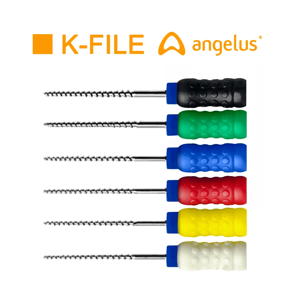 Lima K-file 45-80 25mm - ANGELUS - Dental Vidafarma