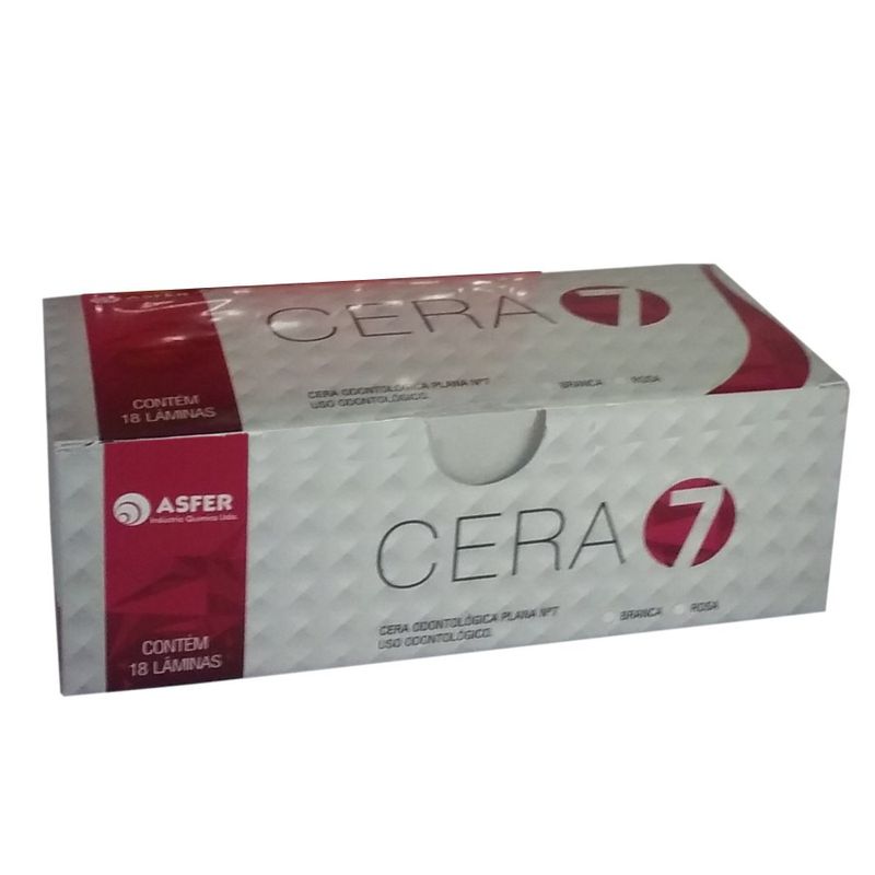 CERA 7 PLANA BRANCA 18 PLACAS - Dental Vidafarma