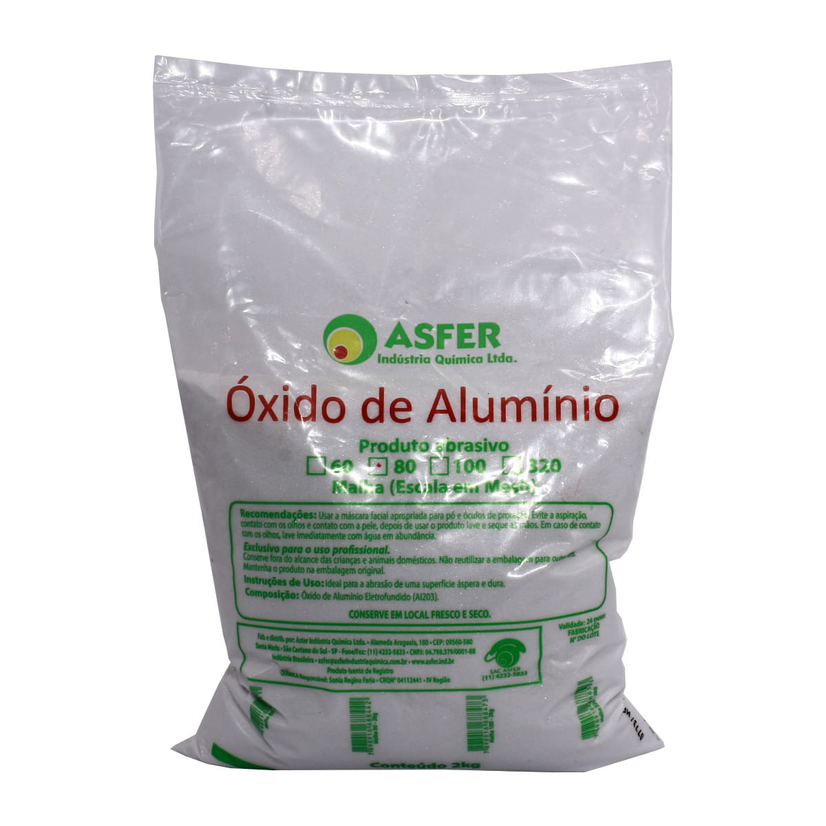 OXIDO DE ALUMINIO 100 2KG - Dental Vidafarma