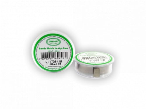Fita Banda Matriz Metálica 7mm - Preven - Dental Vidafarma