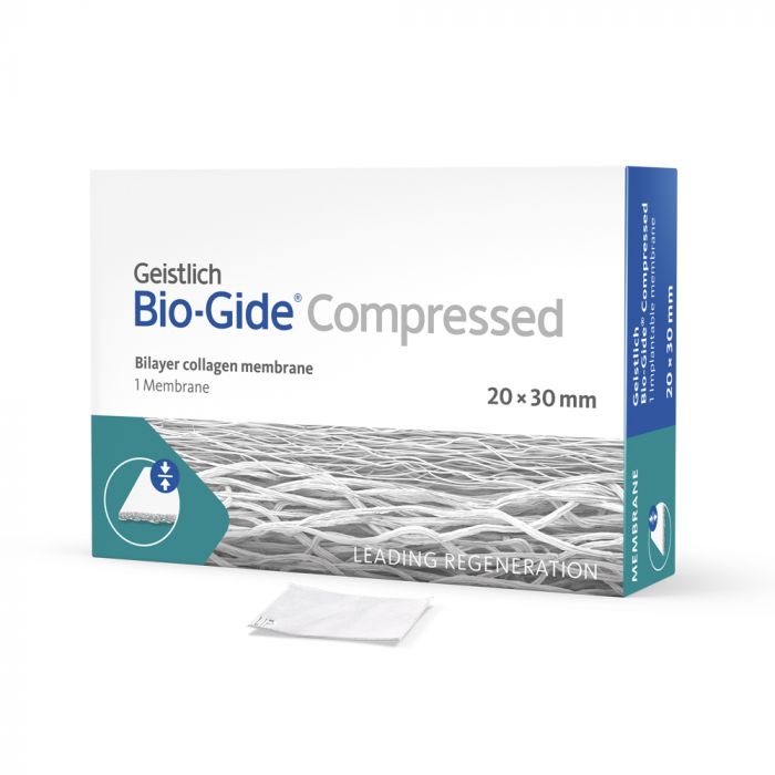Membrana Reabsorvivel Bio-Gide Compressed 20x30mm - GEISTLICH - Dental ...