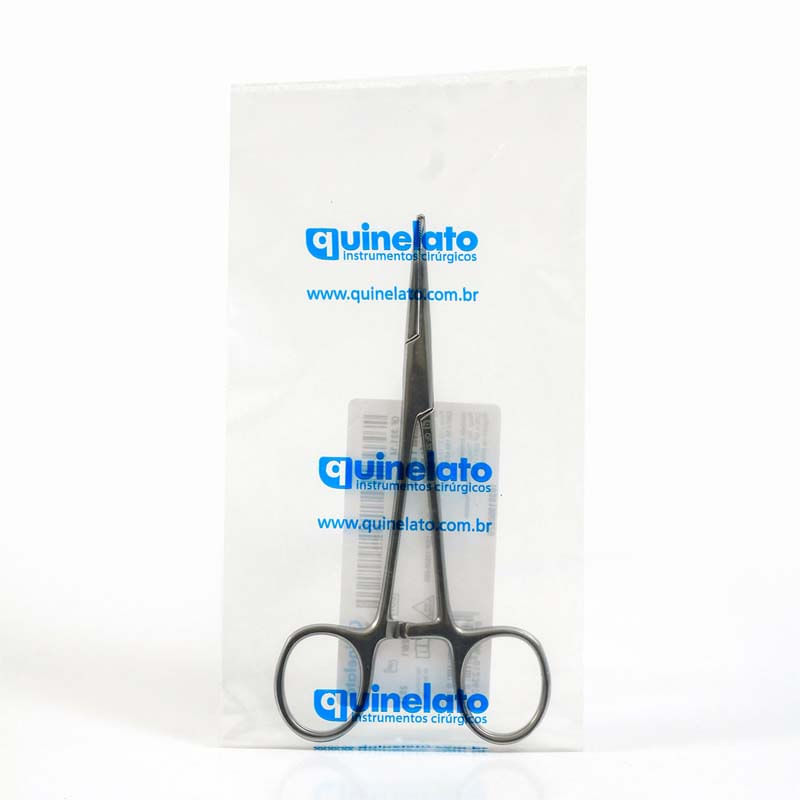 Pinça Hemostática Kelly Curva 14cm - QUINELATO - Dental Vidafarma