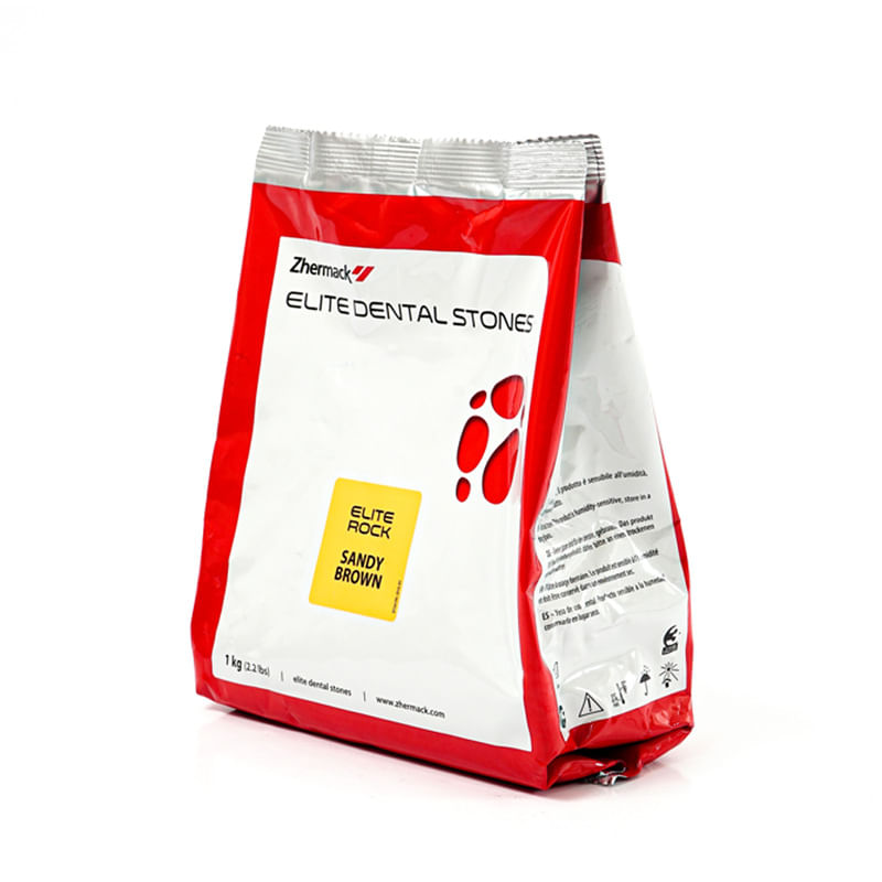 Gesso Especial Elite Rock Sandy Brown Tipo IV - Zhermack - Dental Vidafarma Gesso Especial Elite Rock Sandy Brown Tipo IV - Zhermack - Dental Vidafarma